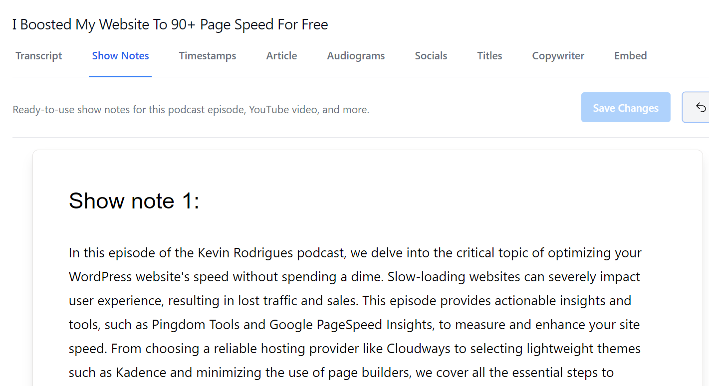 How to Create Show Notes for Your Podcast | Outcast